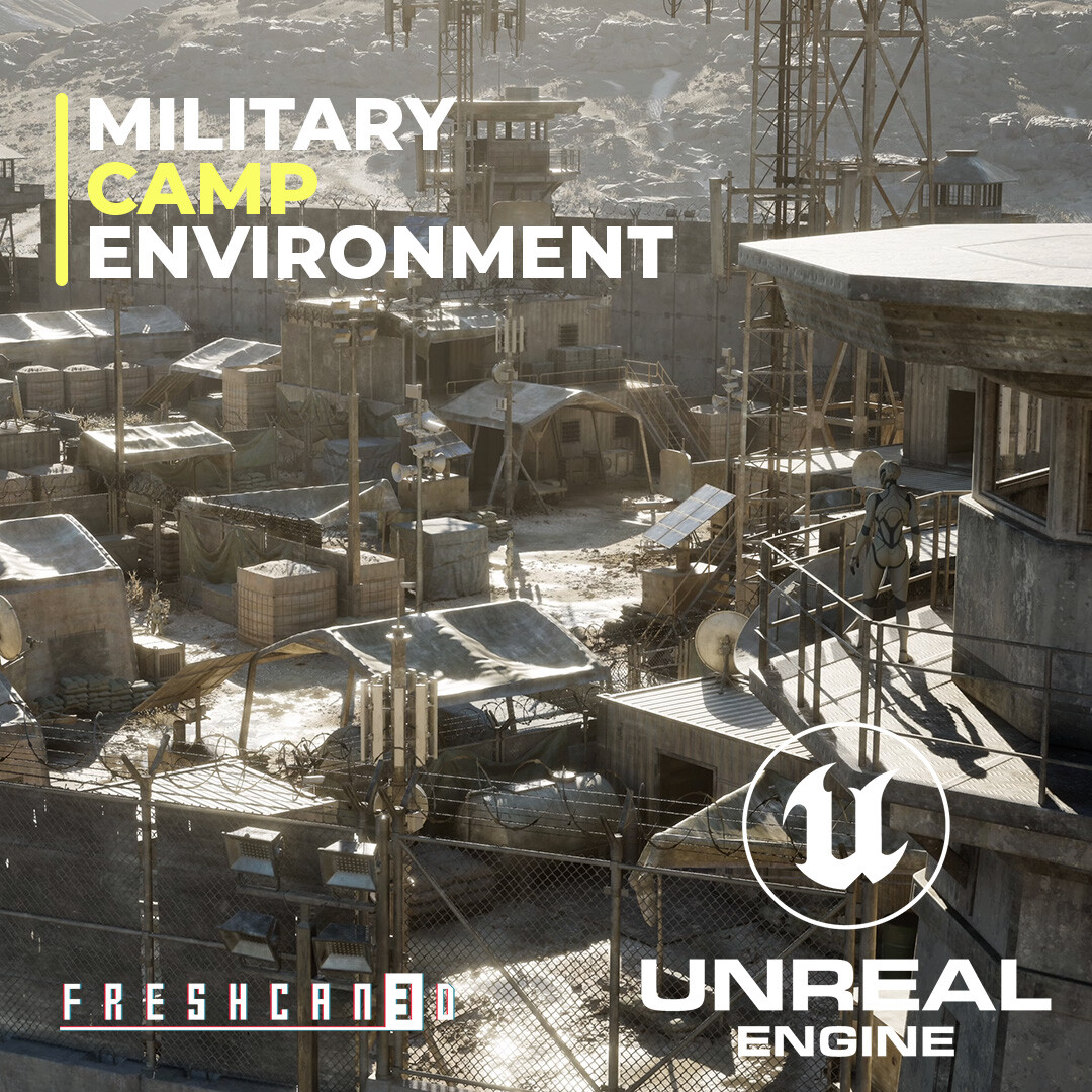 ArtStation - Military Base & Military Camp Environment in Unreal Engine 5