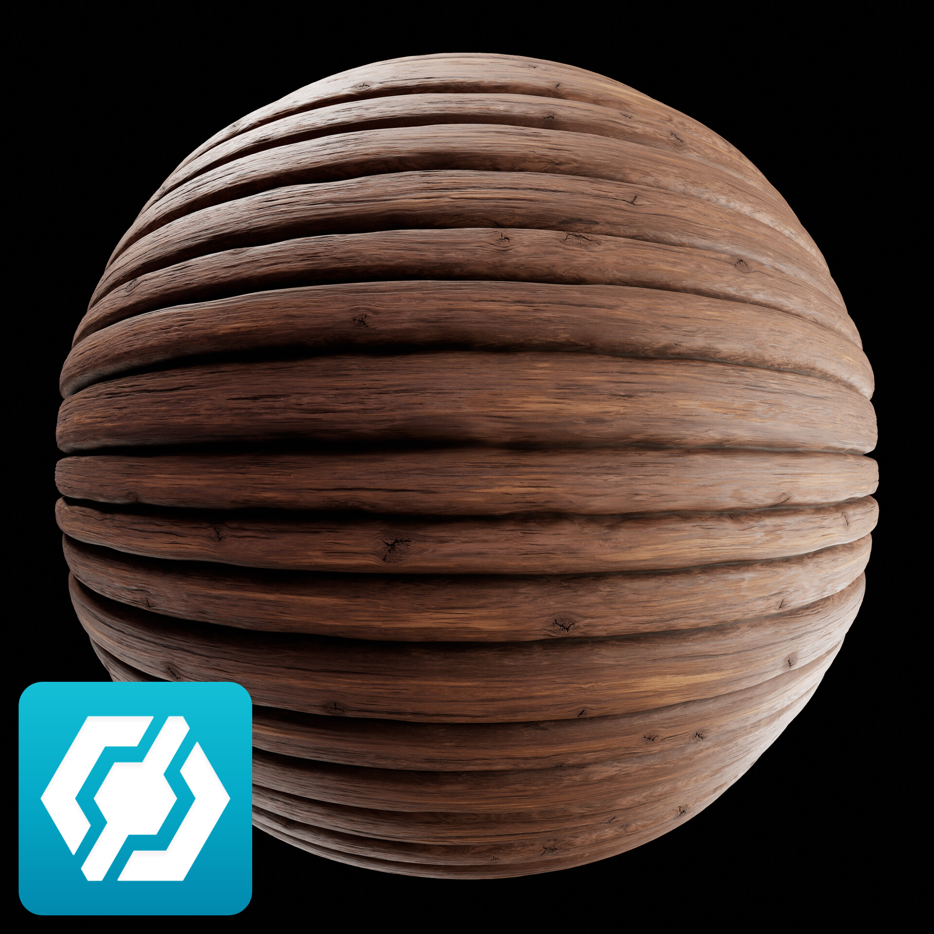 ArtStation - Cabin Log Wall New