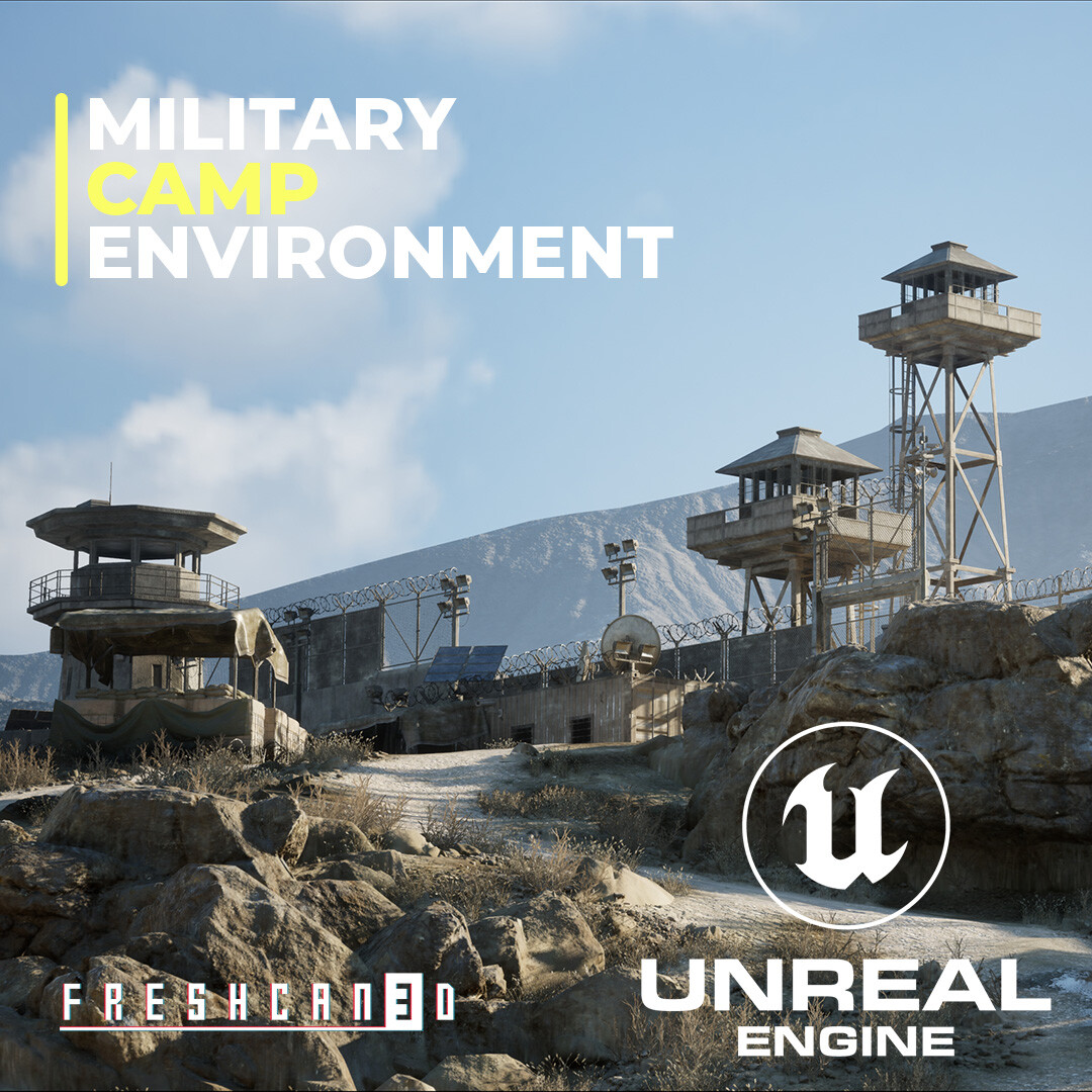ArtStation - Military Camp Environment in UE5