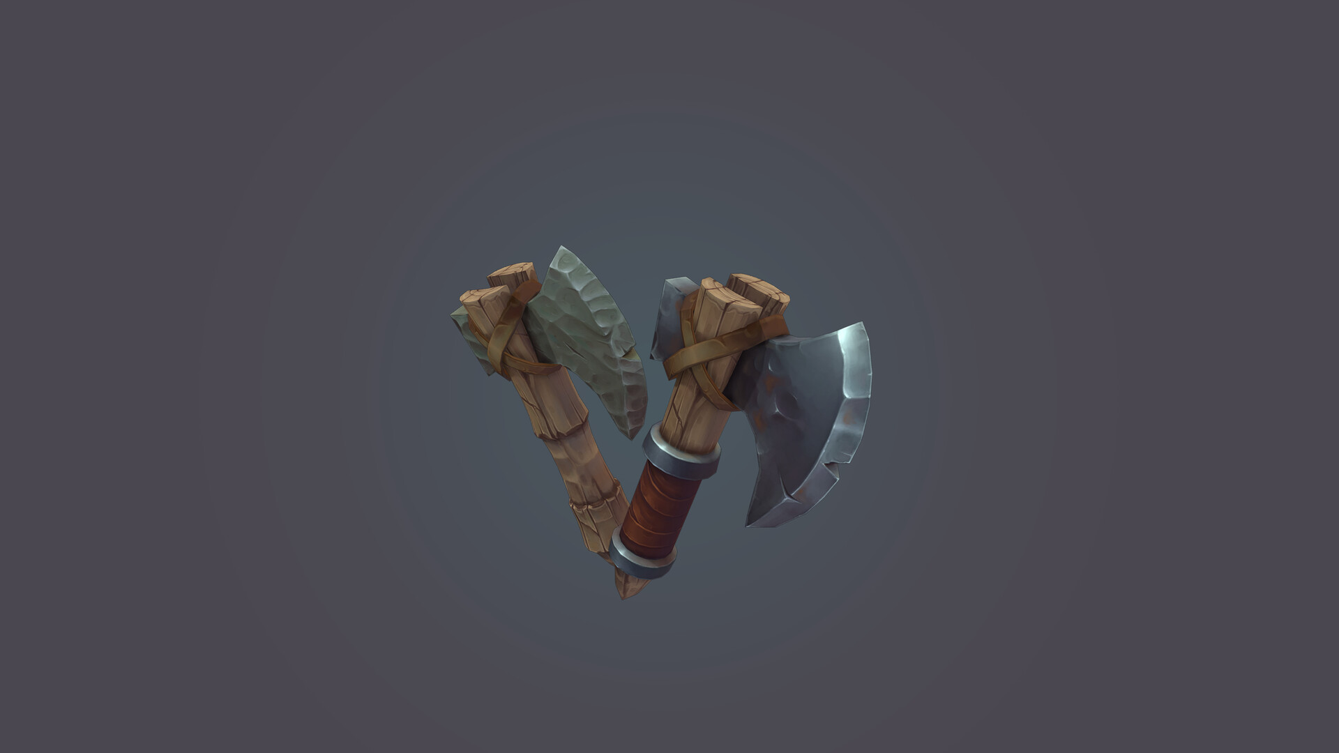 ArtStation - Basic Hand Axes