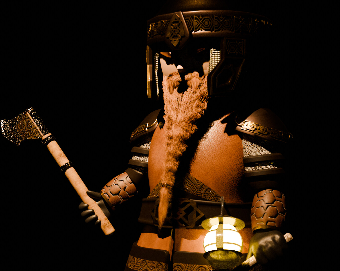 ArtStation - MIDDLE EARTH DWARF MODEL