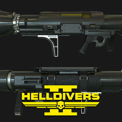 ArtStation - Helldivers 2 - GR-8 Recoilless Rifle