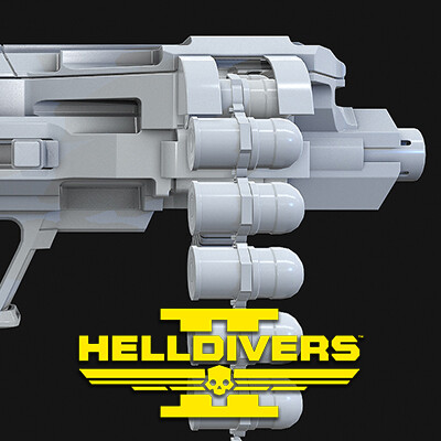 ArtStation - Helldivers 2 - GL-21 Grenade Launcher Highpoly