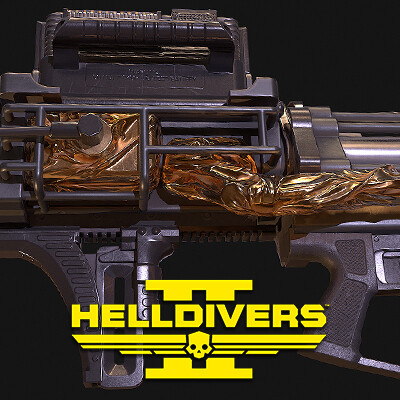 ArtStation - Helldivers 2 - LAS-98 Laser Cannon