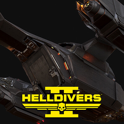 ArtStation - Helldivers 2 - Extraction Shuttle