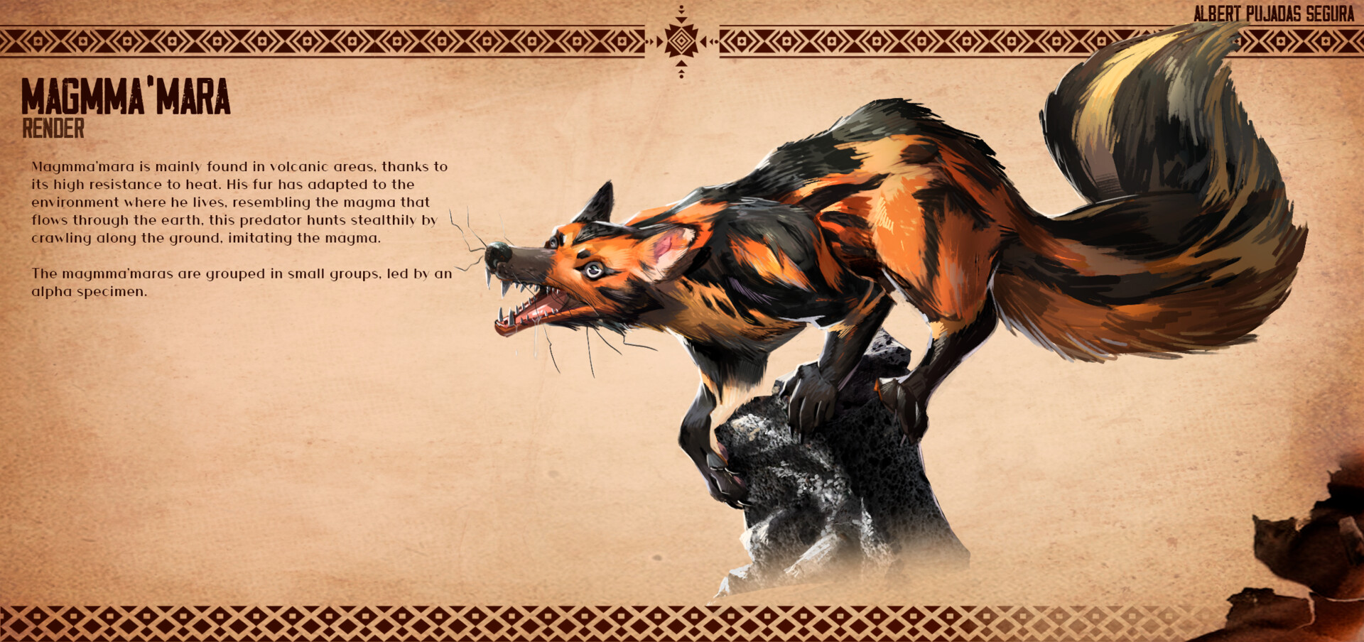 ArtStation - The Lava Creatures: the Magmma'mara and Snaill'hava