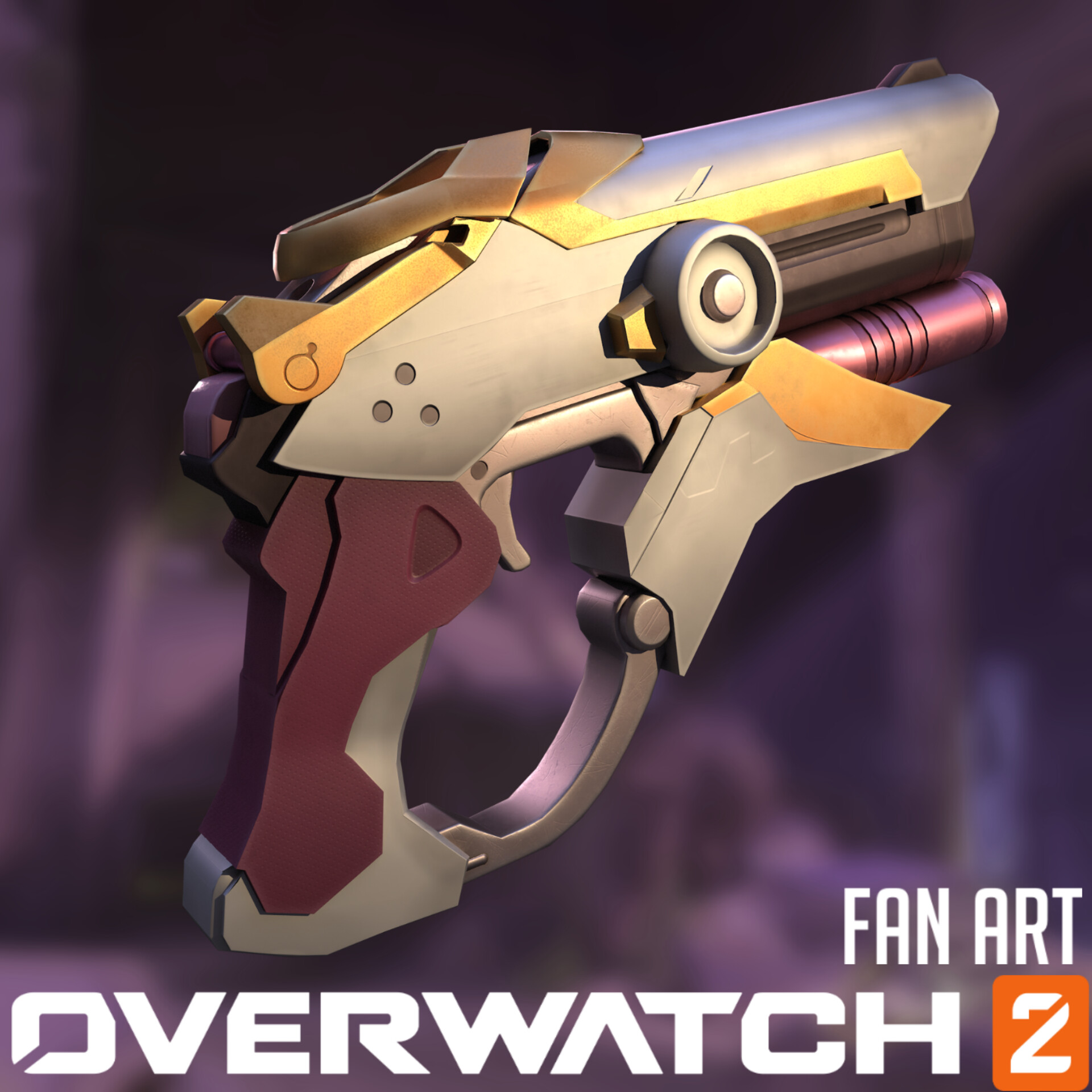 ArtStation - Overwatch 2 - Mercy Weapon Fanart