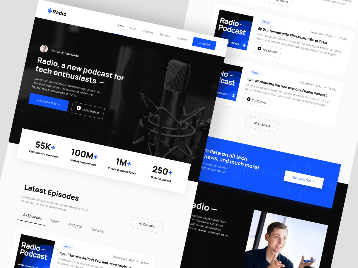 ArtStation - Podcast Website