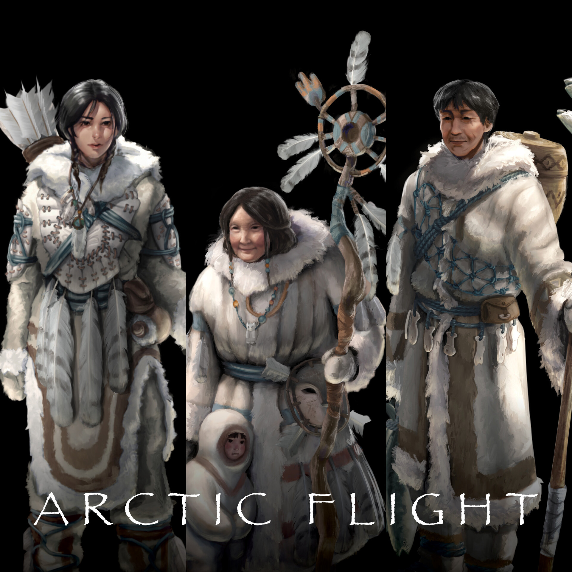 ArtStation - Arctic Flight - Character Design