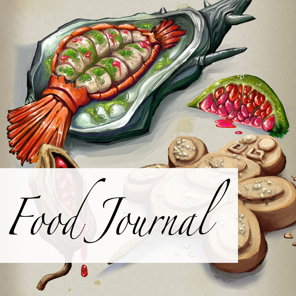 ArtStation - Fantasy Food Journal