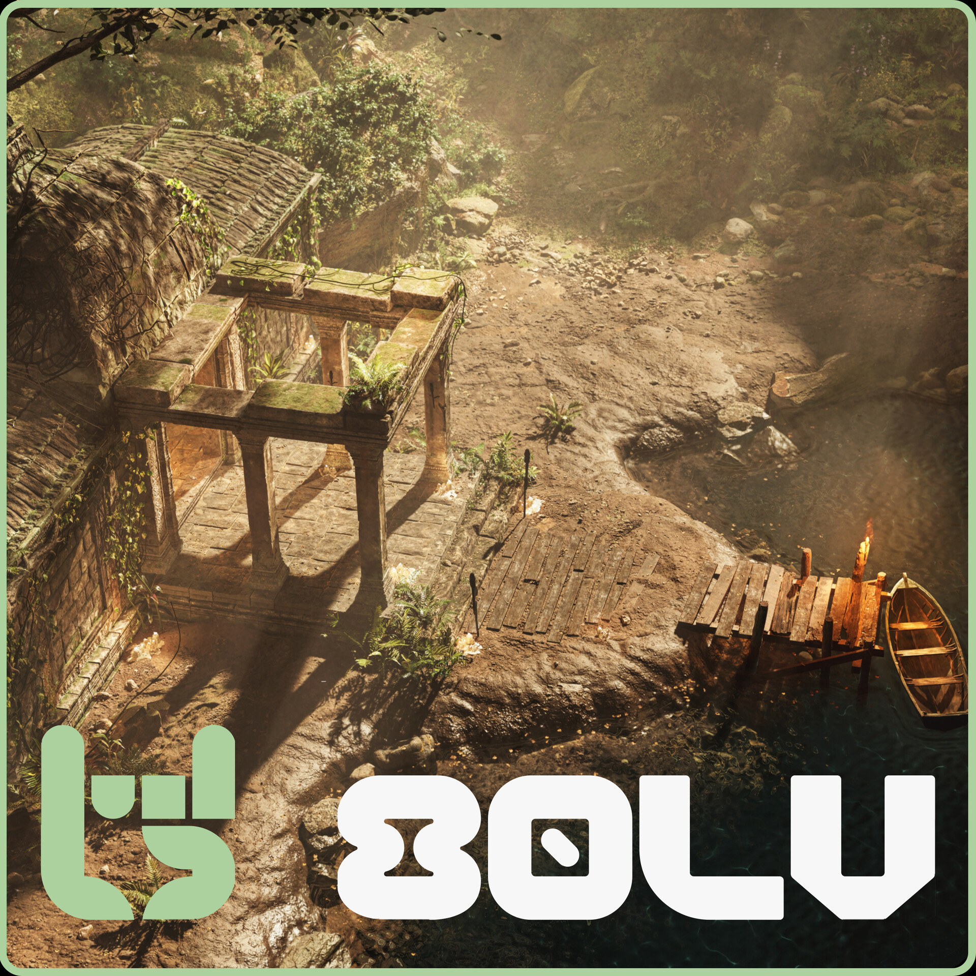 ArtStation - 80LV Breakdown - Lost in the jungle