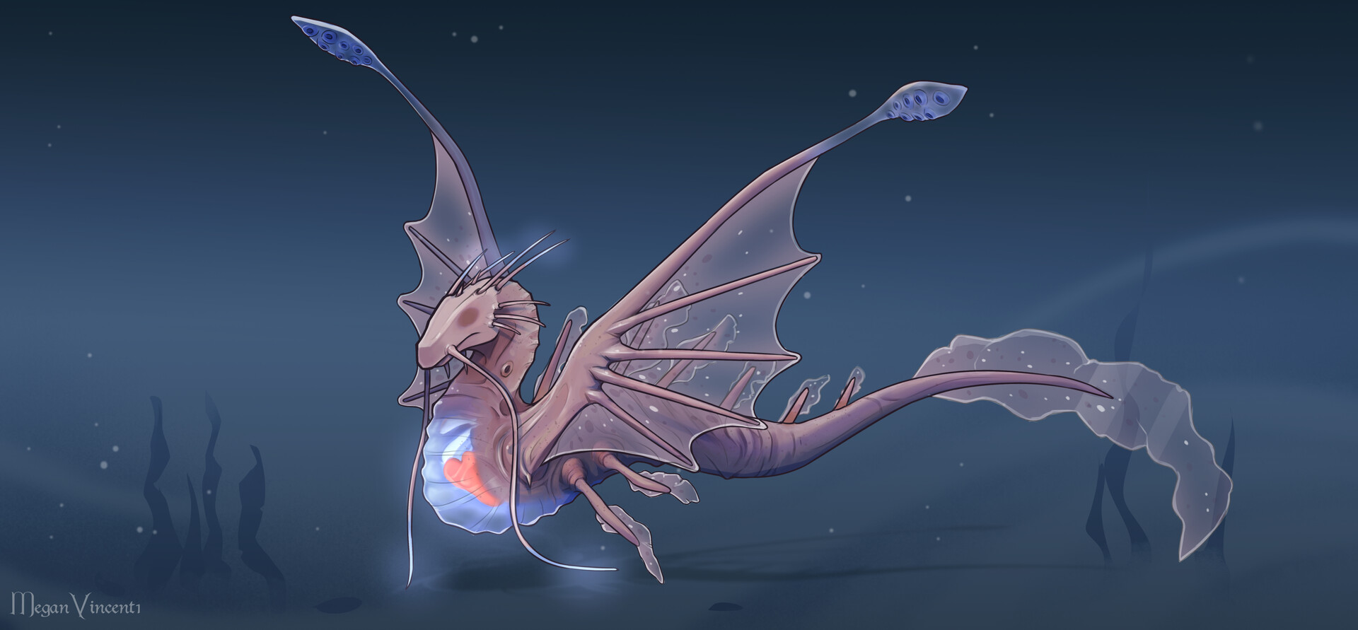 ArtStation - Lux Draconis - Deep Sea Creature Design