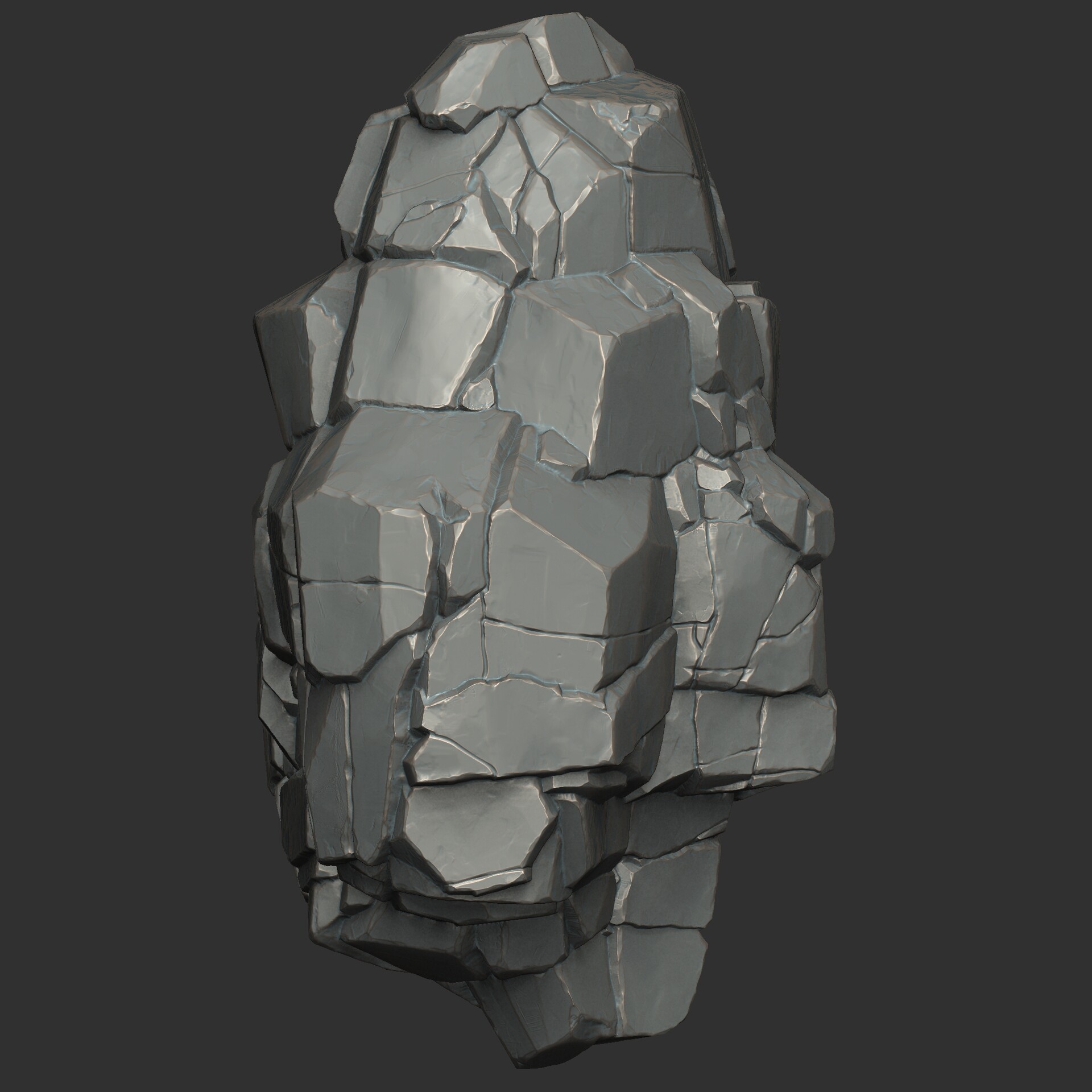 ArtStation - Stylized Rock