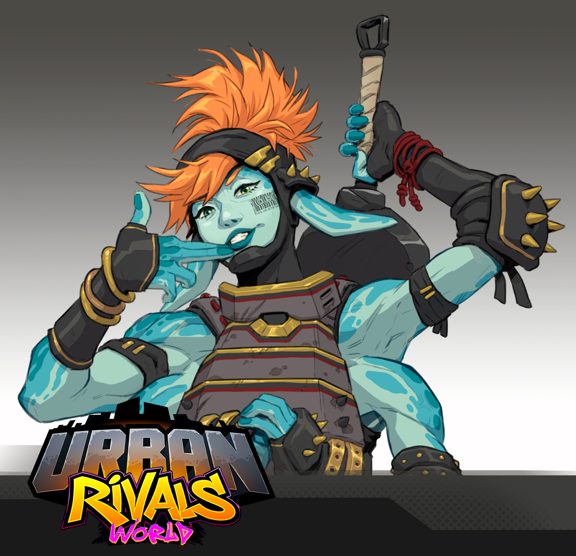 ArtStation - Urban Rivals // DaCook Lv1 // Character Design