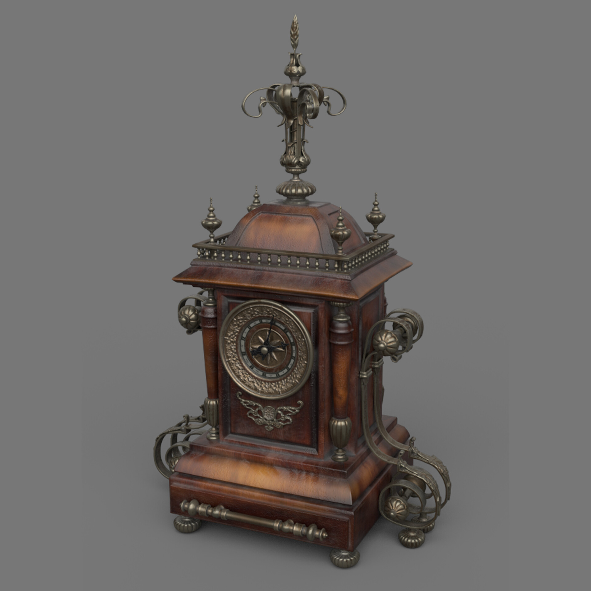 ArtStation - Antique clock