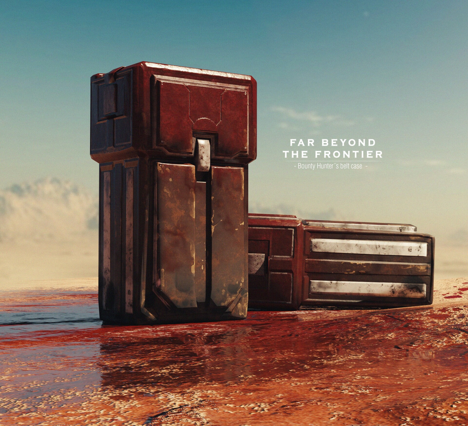 ArtStation - Western-Cyberpunk Case - Prop Design