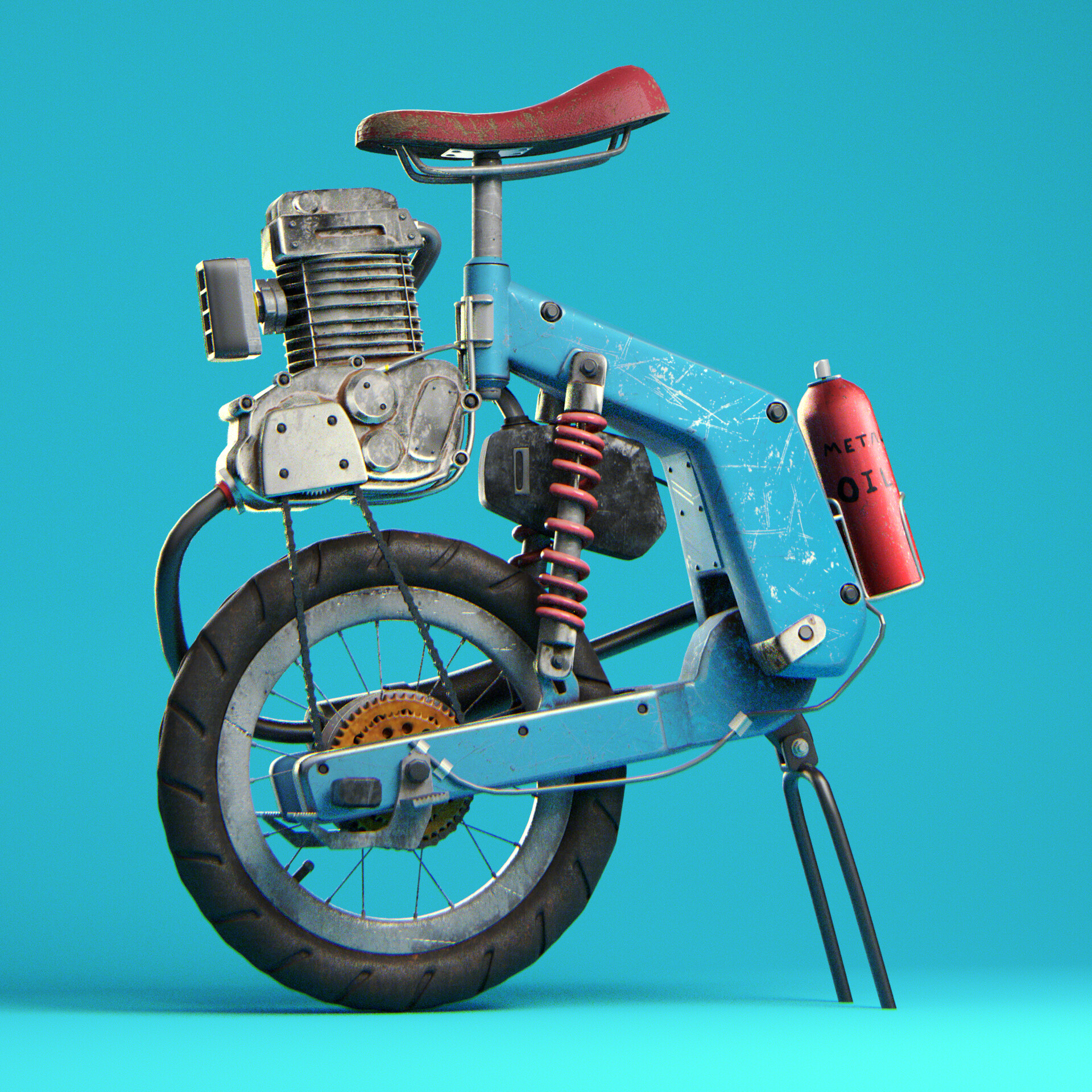 ArtStation - Unicycle with motor