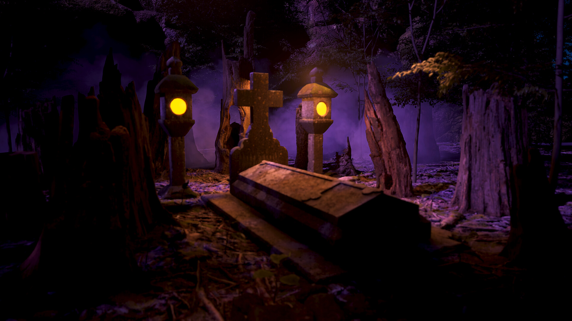 ArtStation - Horror Scene