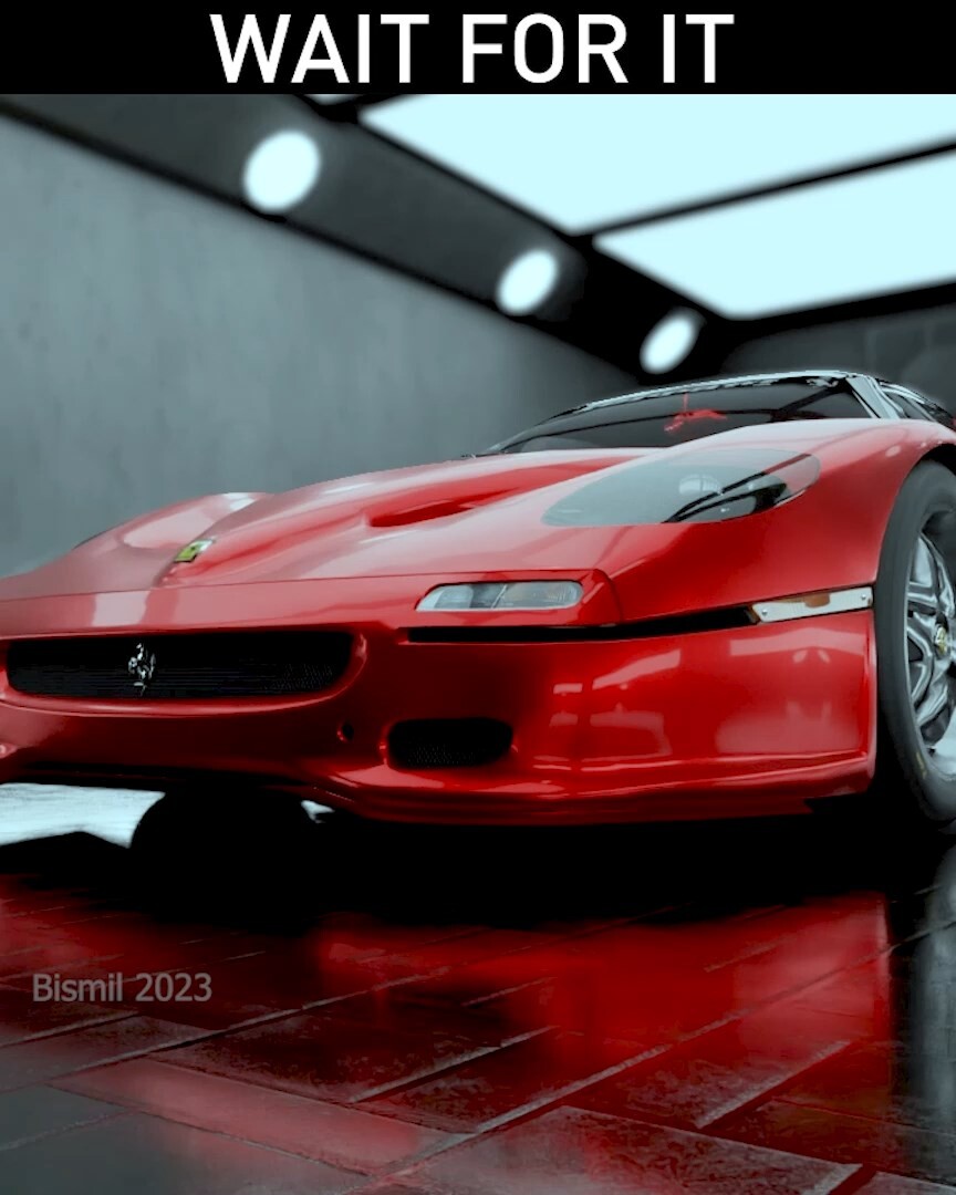 ArtStation - Ferrari reveal Blender Animation