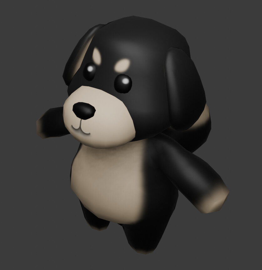 ArtStation - Low Poly Dog for Mobile Game