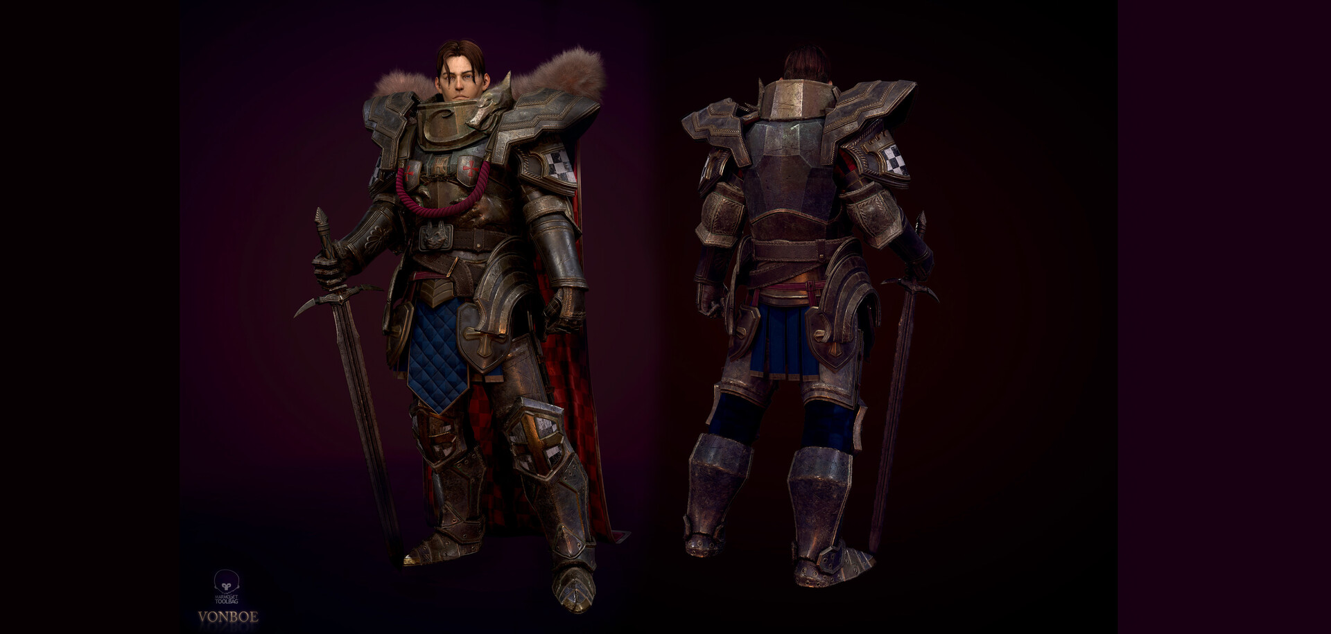 ArtStation - Heavy Knight ( Game Ready Model - Real Time )