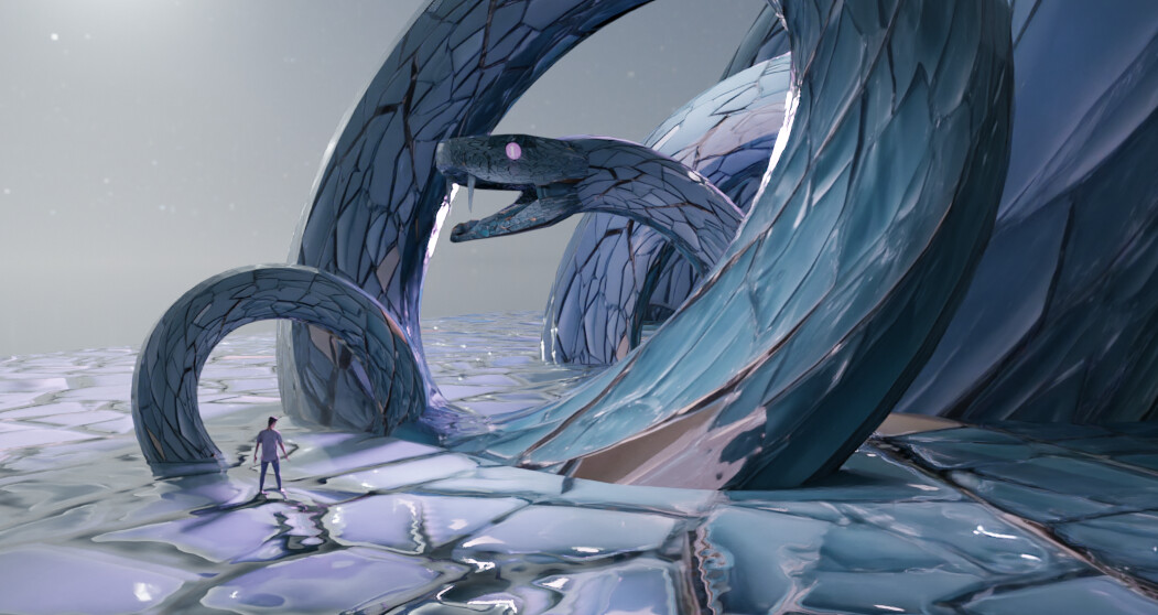 ArtStation - Made a quick snake