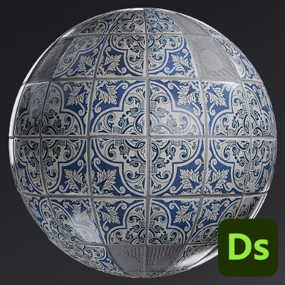 ArtStation - Ceramic Tile Material