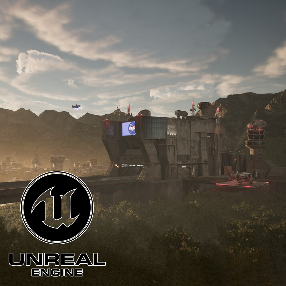 ArtStation - Galactic Command: Rise of the Sci-Fi Military Hub # ...