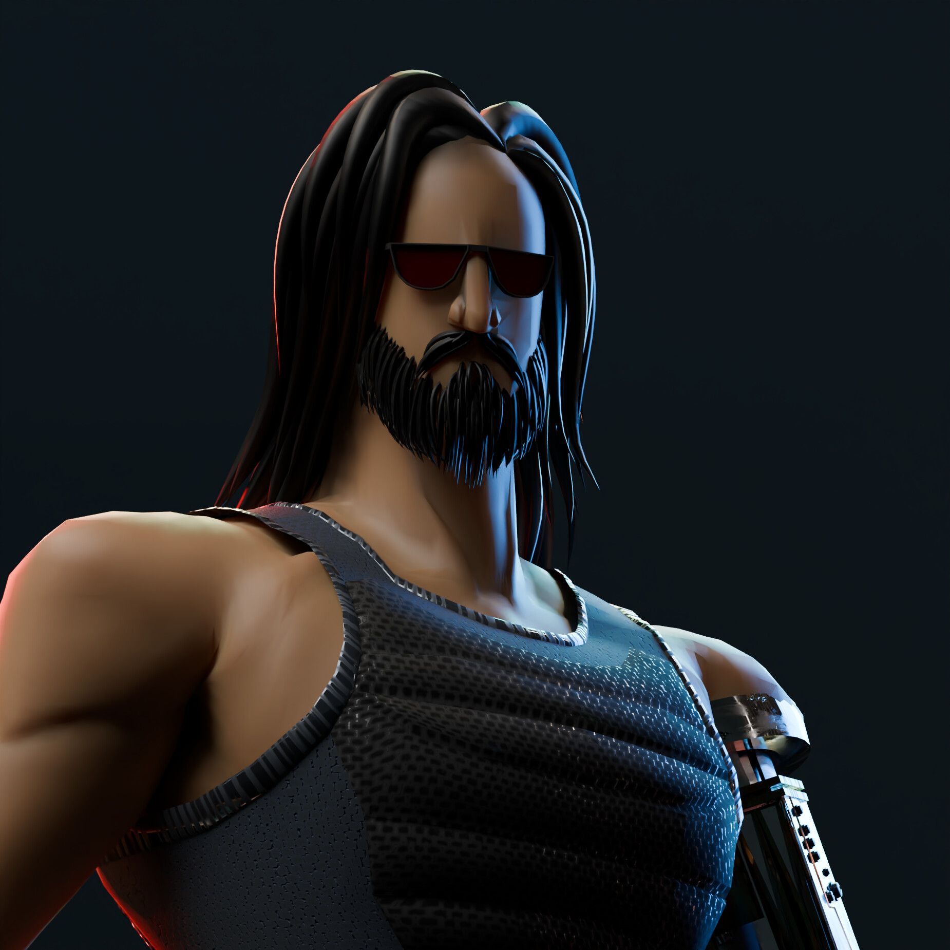 ArtStation - Stylized Johnny Silverhand