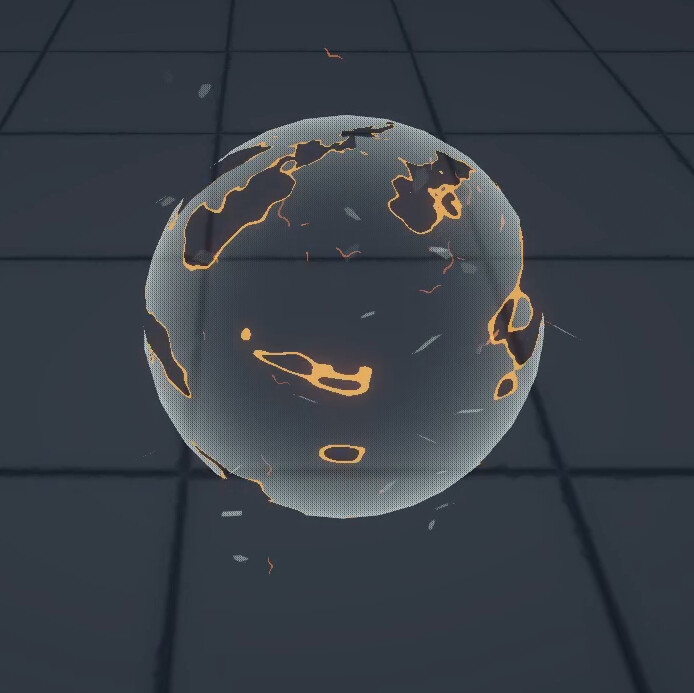 ArtStation - VFX Dissolve Test as Mesh Trails