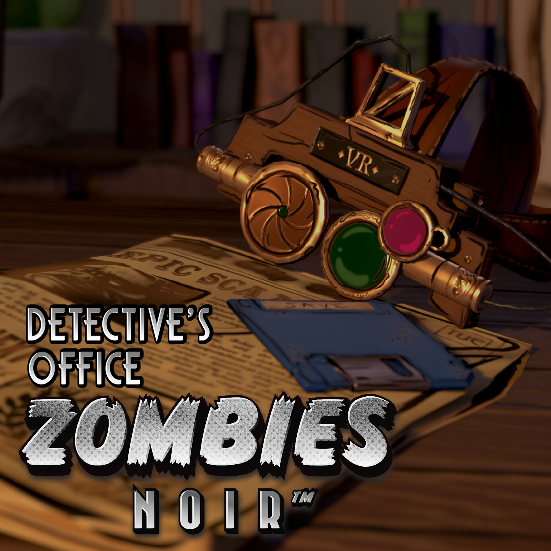 ArtStation - Zombies Noir Detective Office