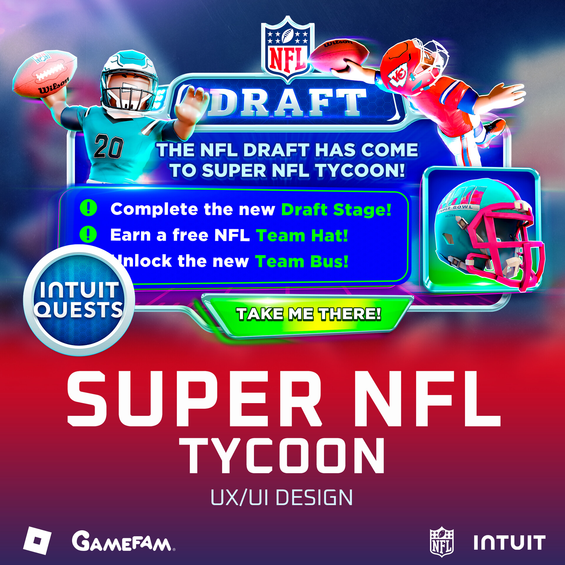 ArtStation - NFL Tycoon - Game UI art