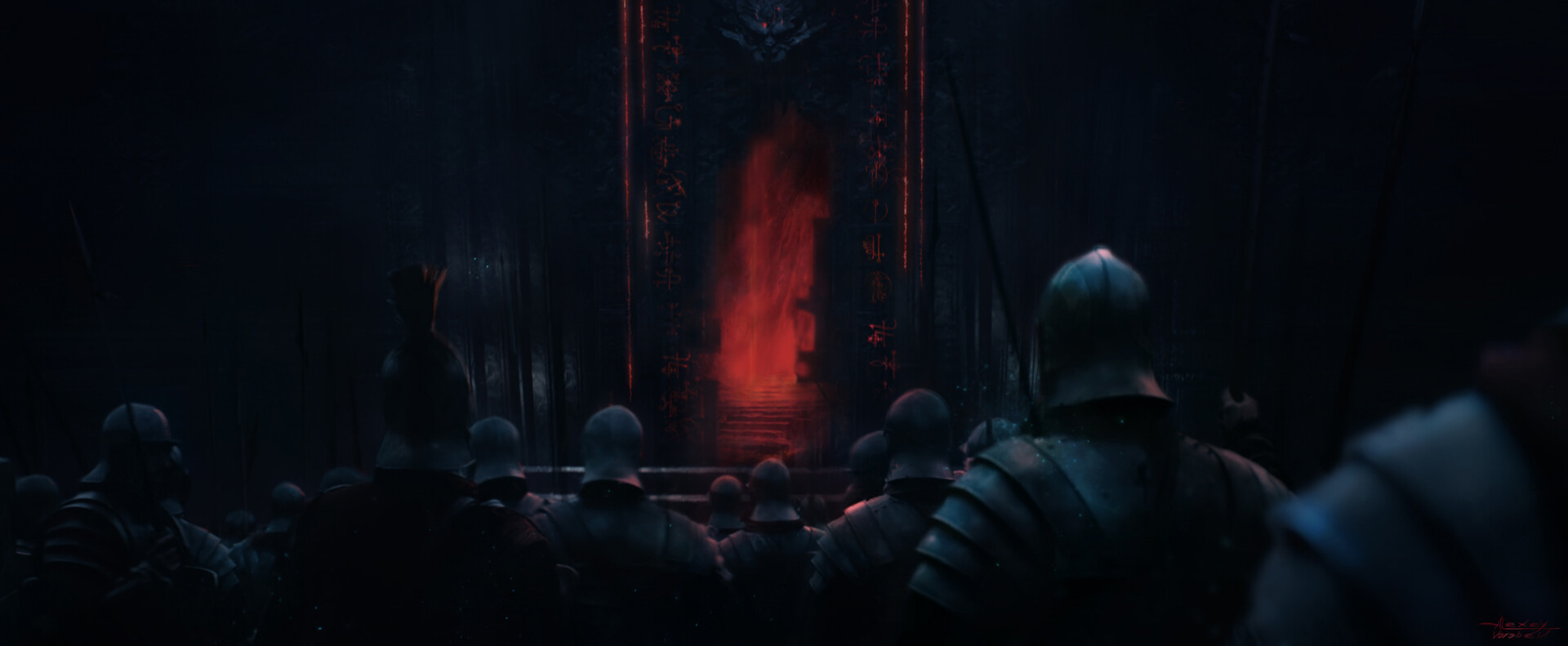 ArtStation - The pyramid gate to the Underworld.