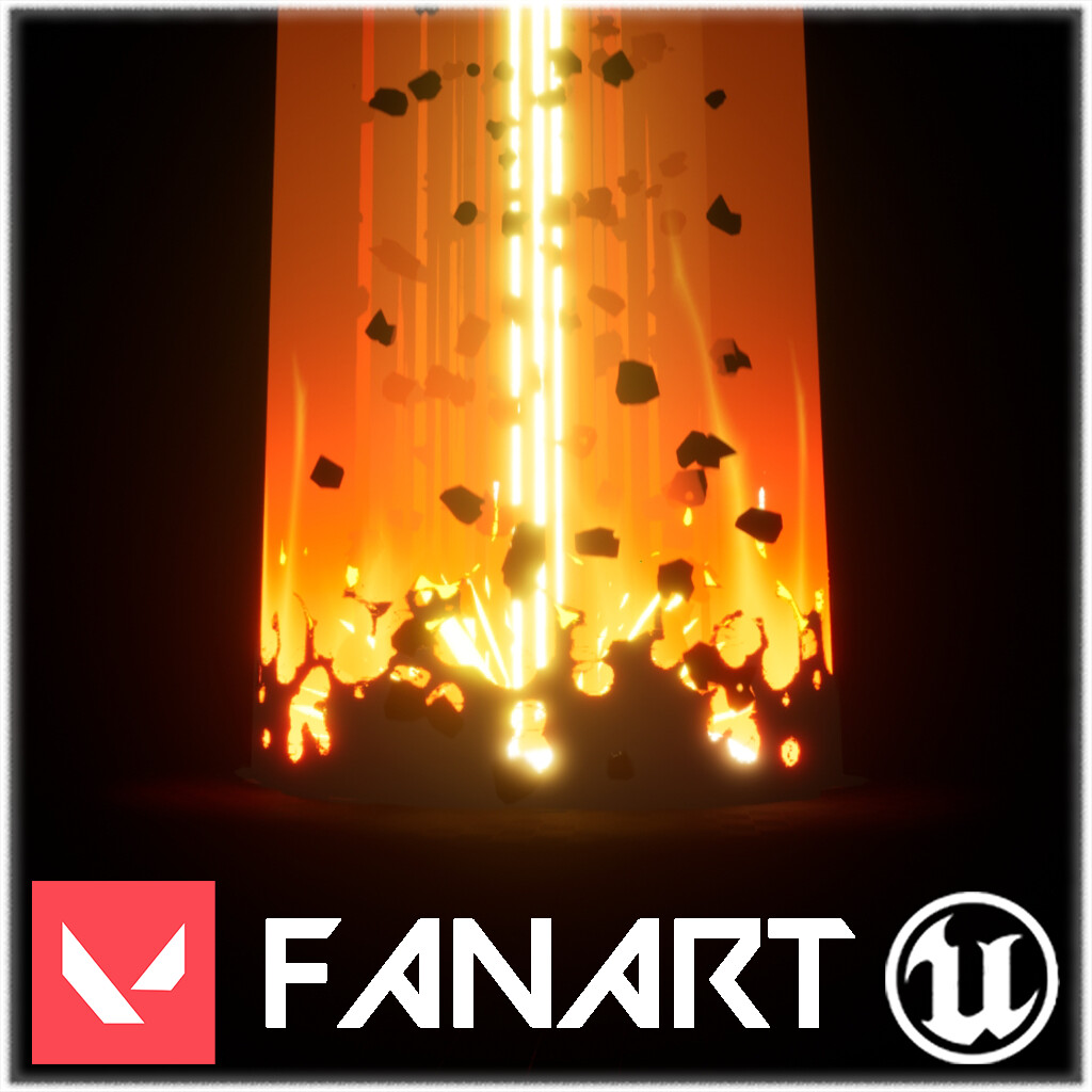 ArtStation - VFX - Valorant Brimstone Ultimate Fanmade