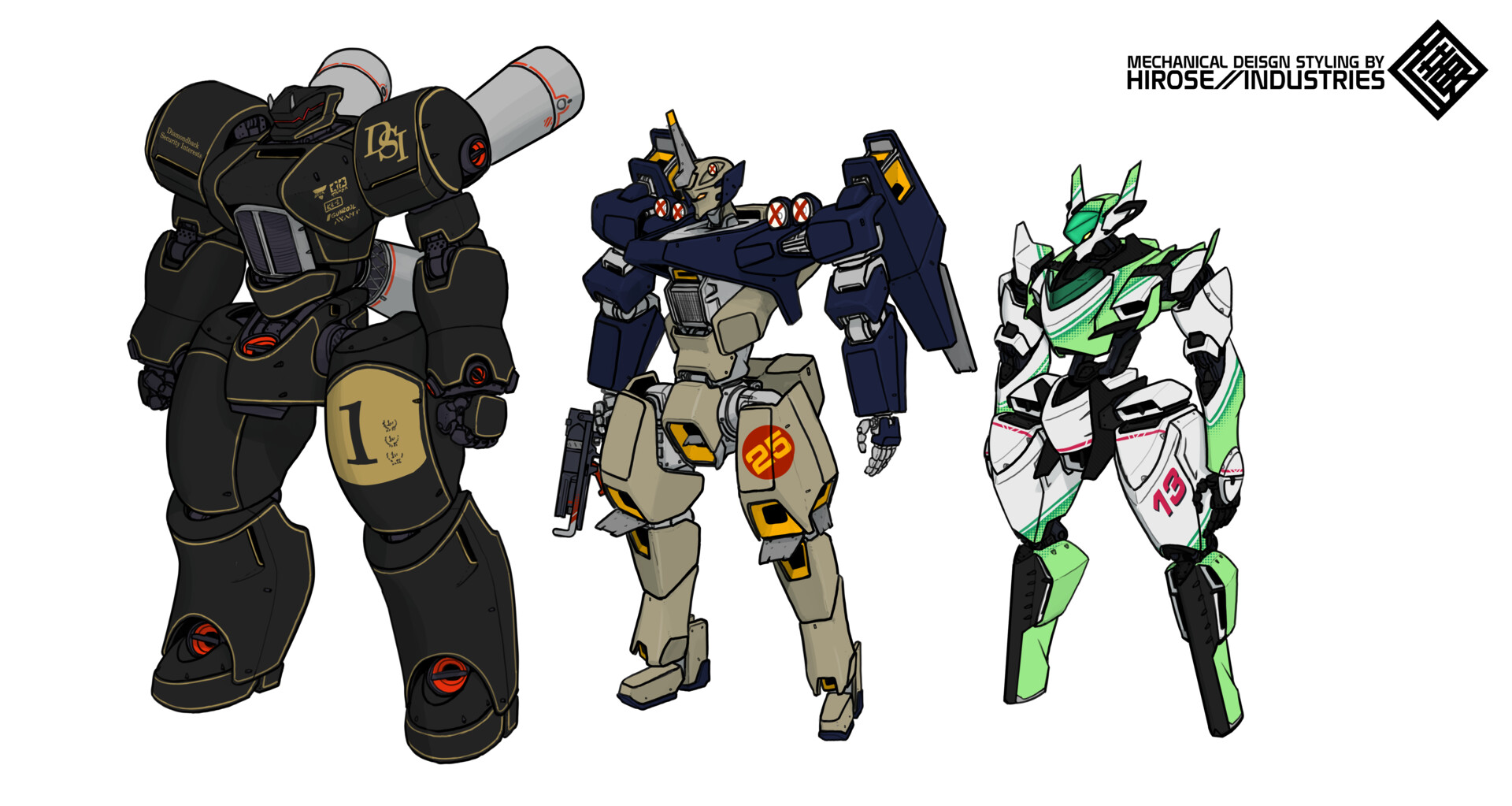 ArtStation - Unused mecha concepts