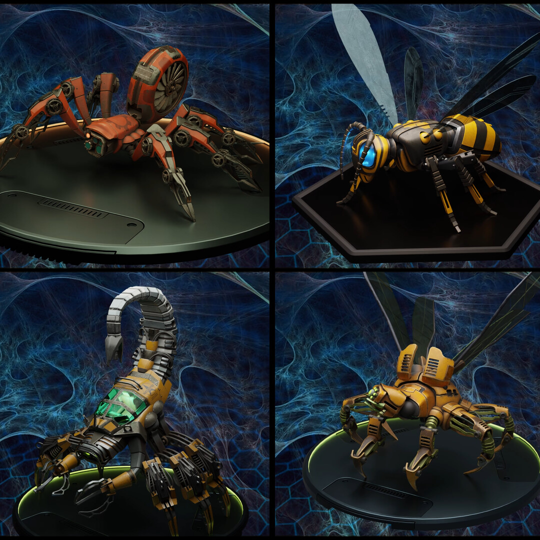 ArtStation - Robo Bugs - ShowReel