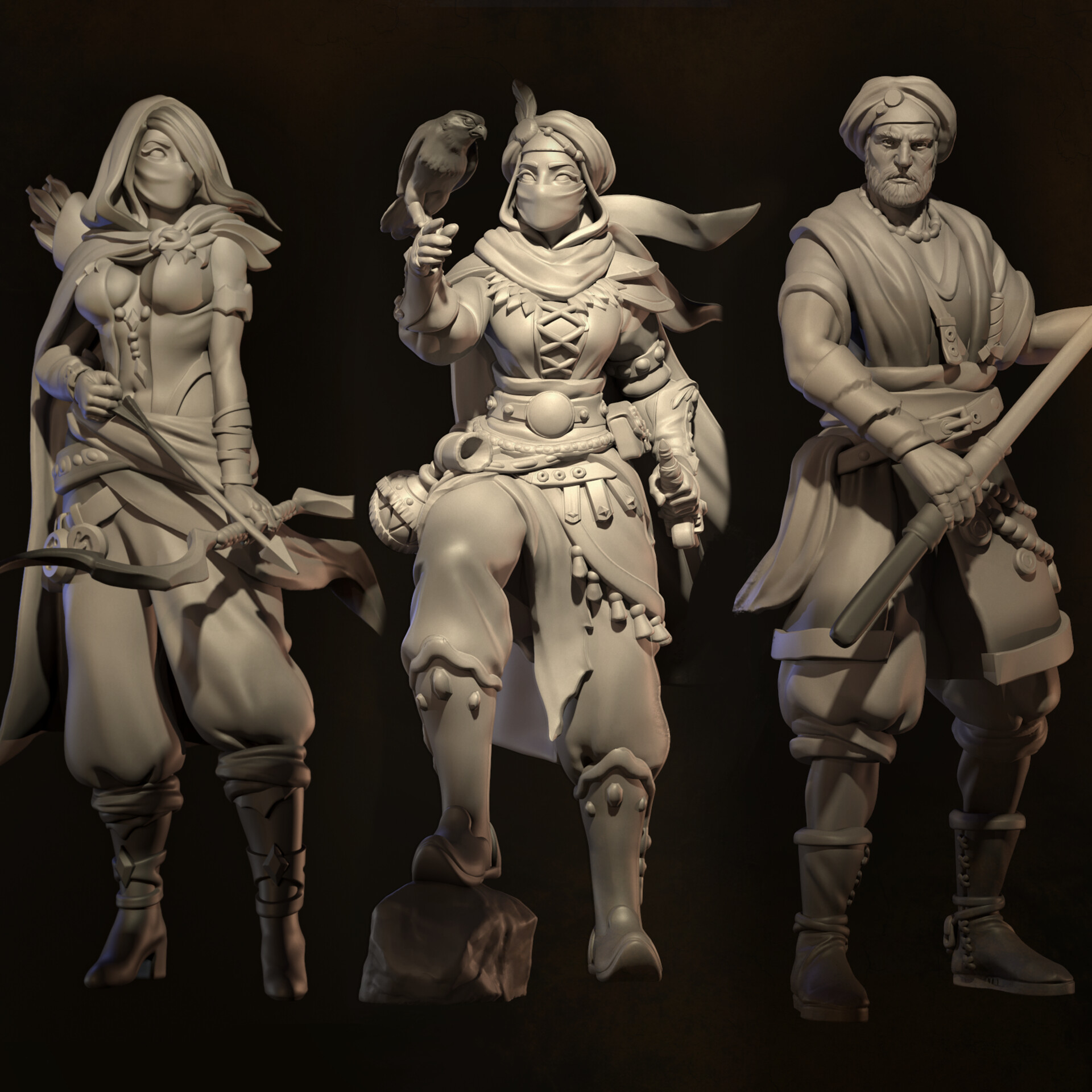 ArtStation - Sand warriors