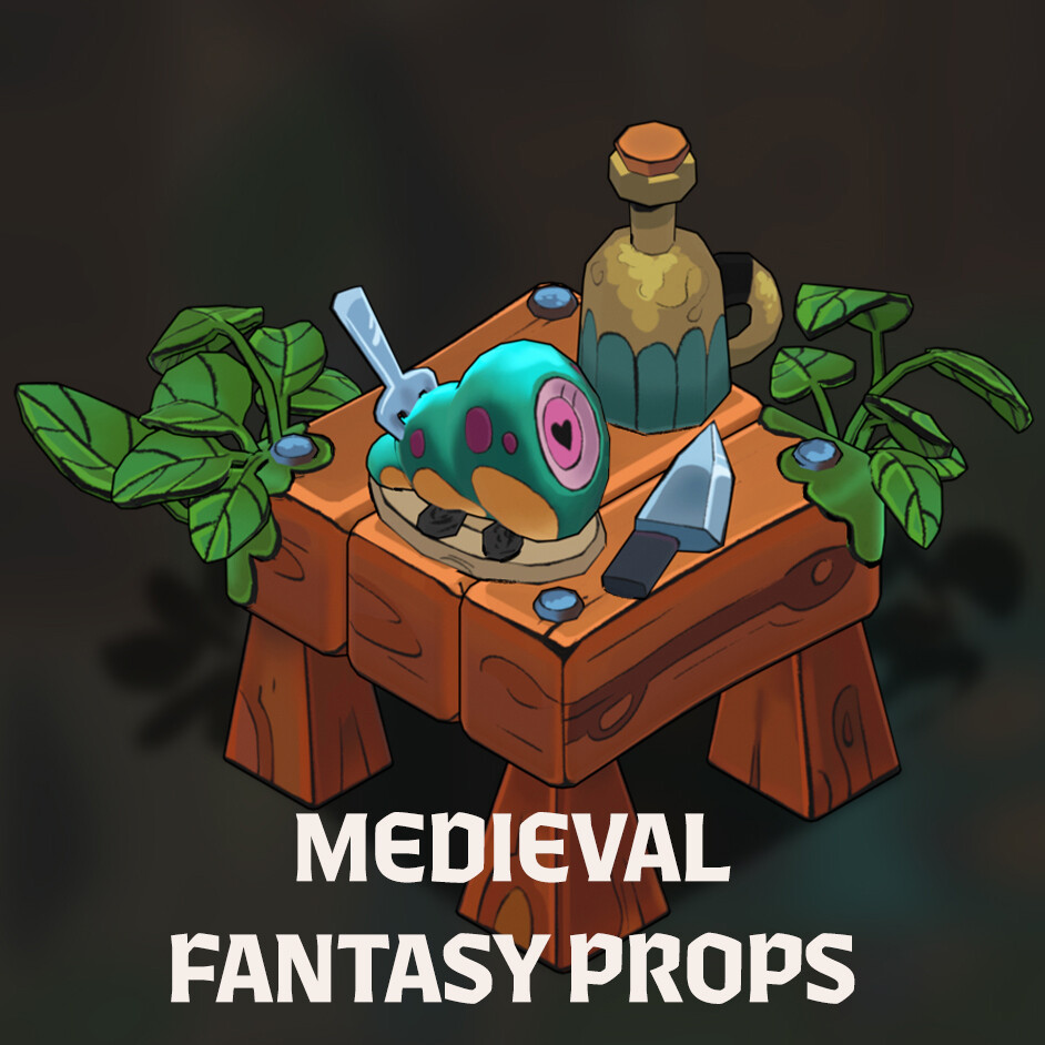 ArtStation - Medieval Fantasy Props