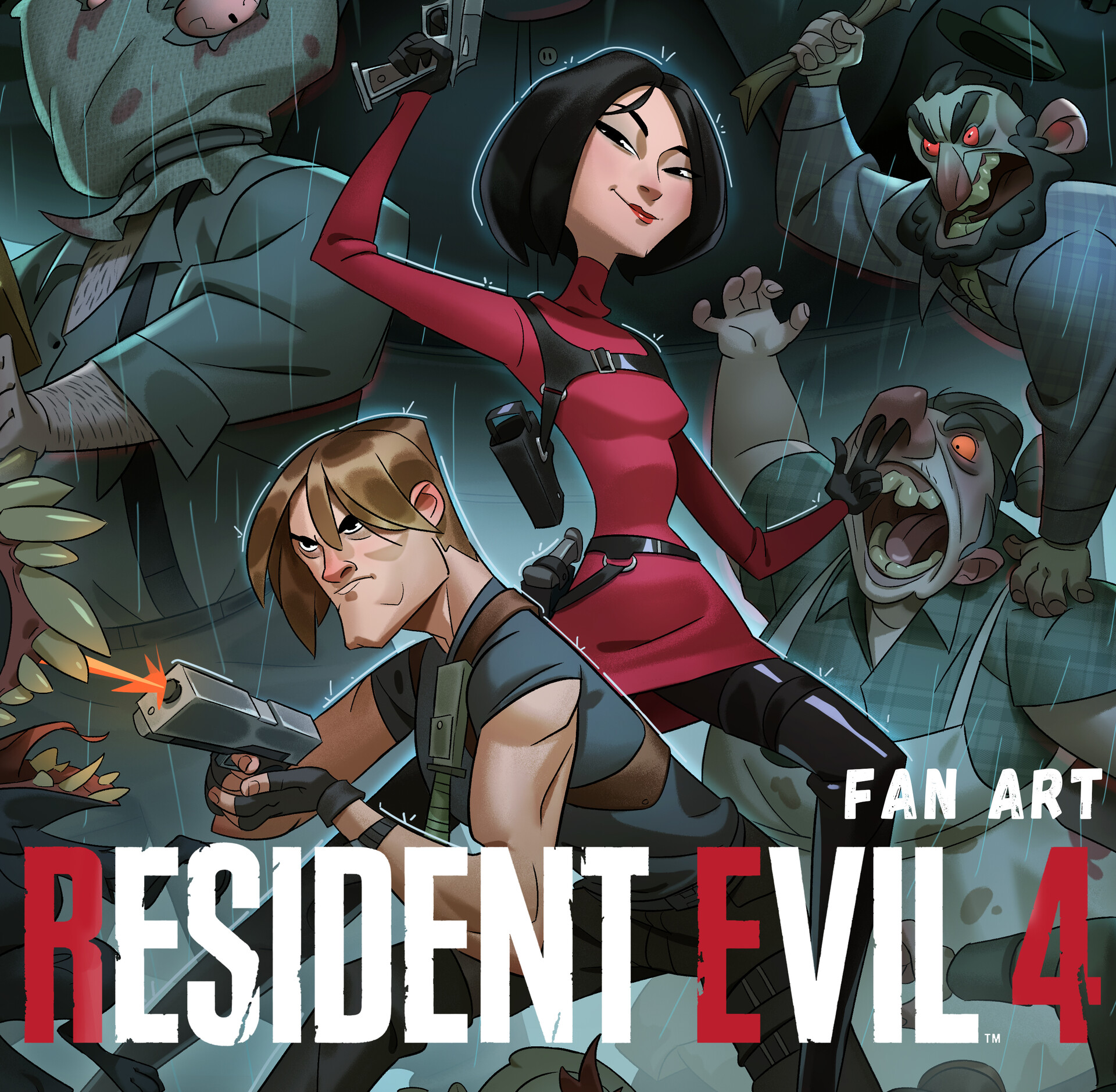 ArtStation - Resident evil 4 fan art