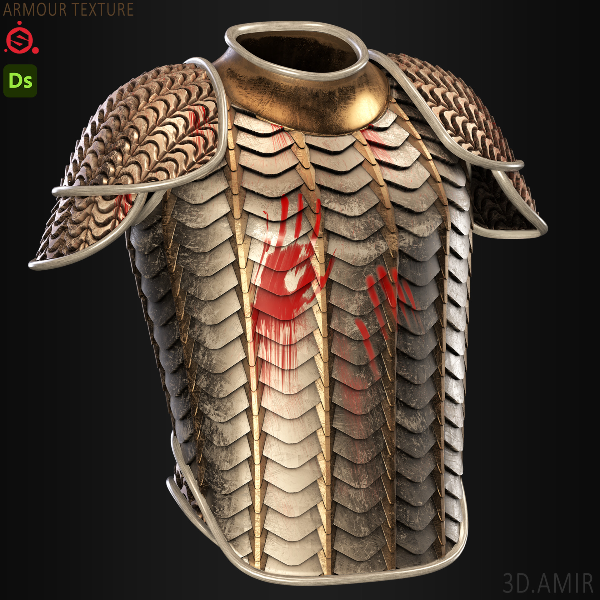 ArtStation - 80 Armour Material & Textures-VOL01/SBSAR-PNG,JPG(4k and ...