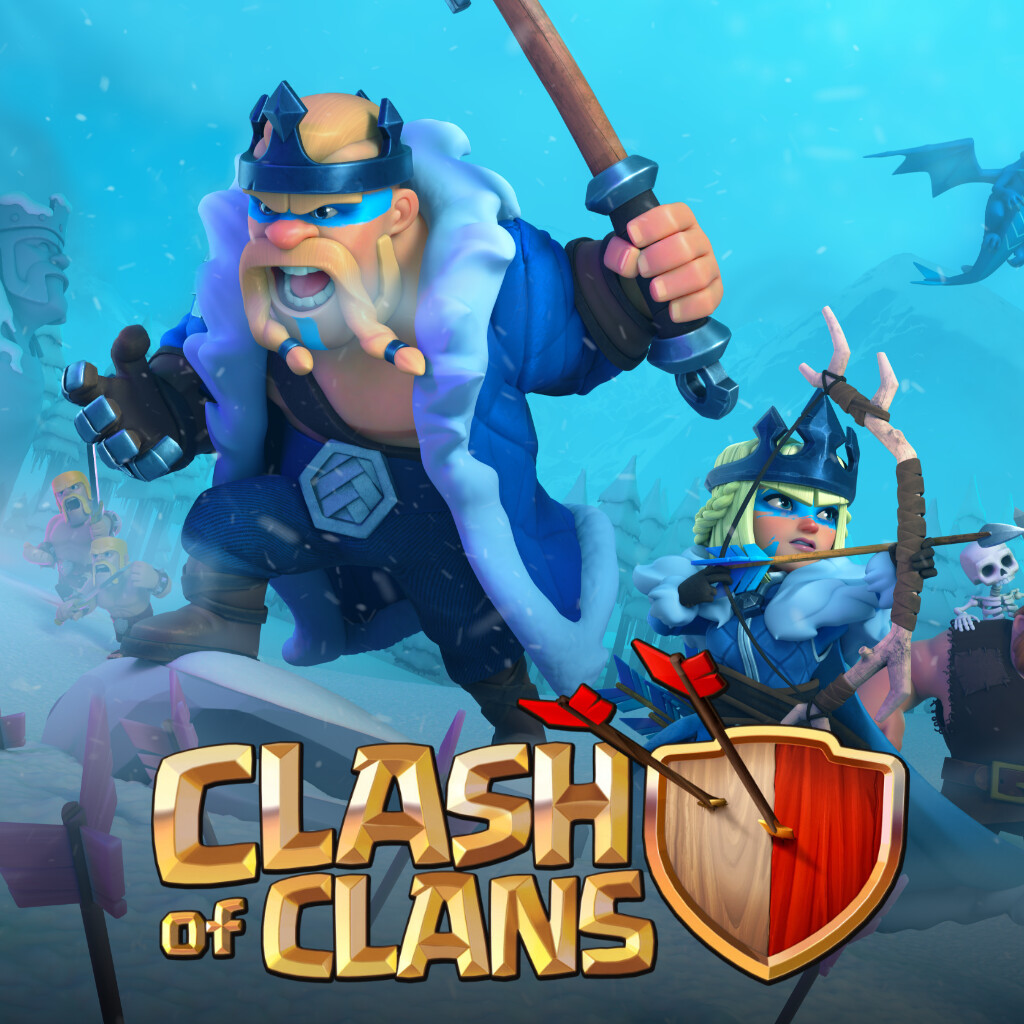 ArtStation - Clash of Clans : Of The North Loading Screen
