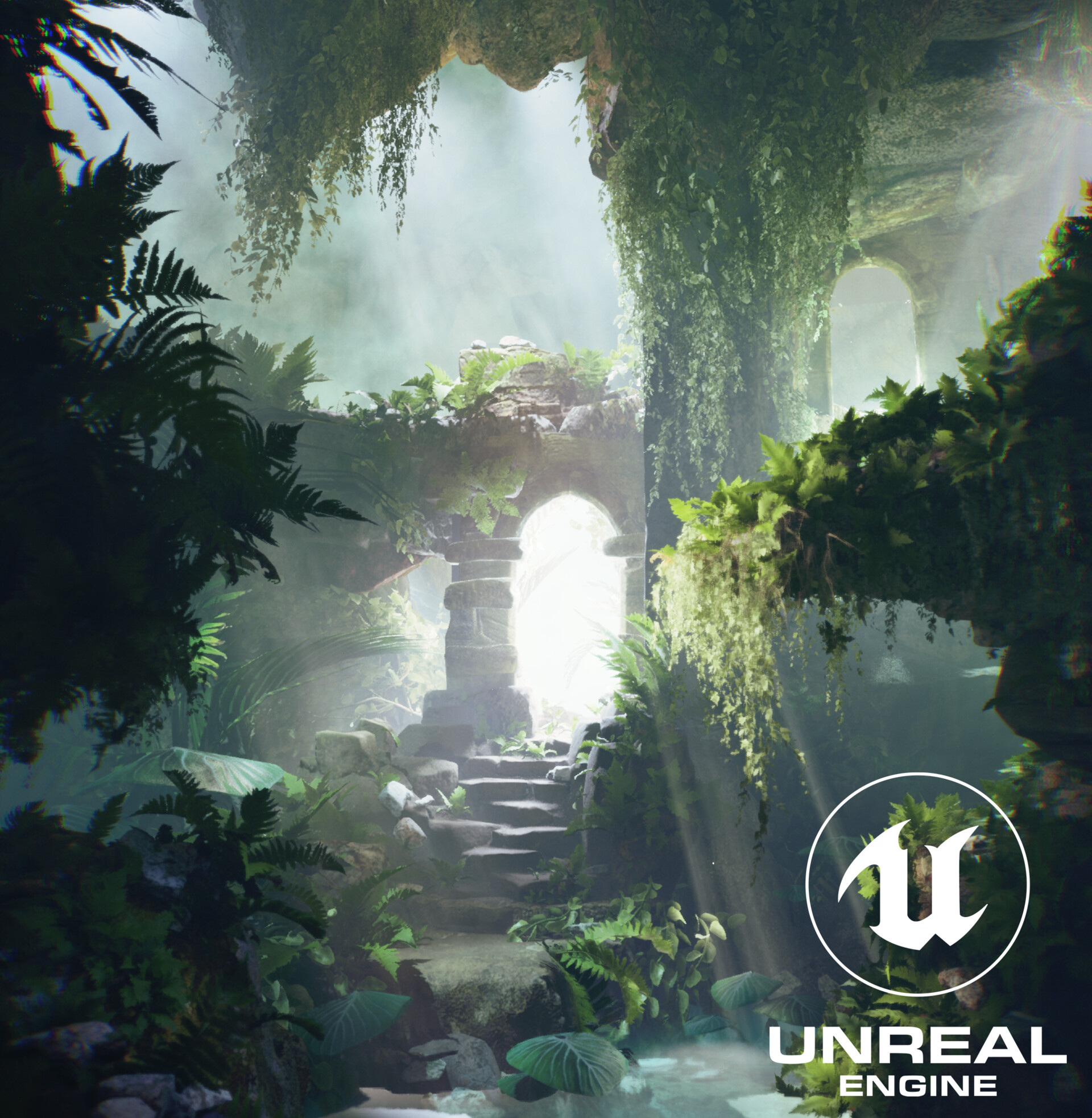ArtStation - Sunken Jungle Ruins