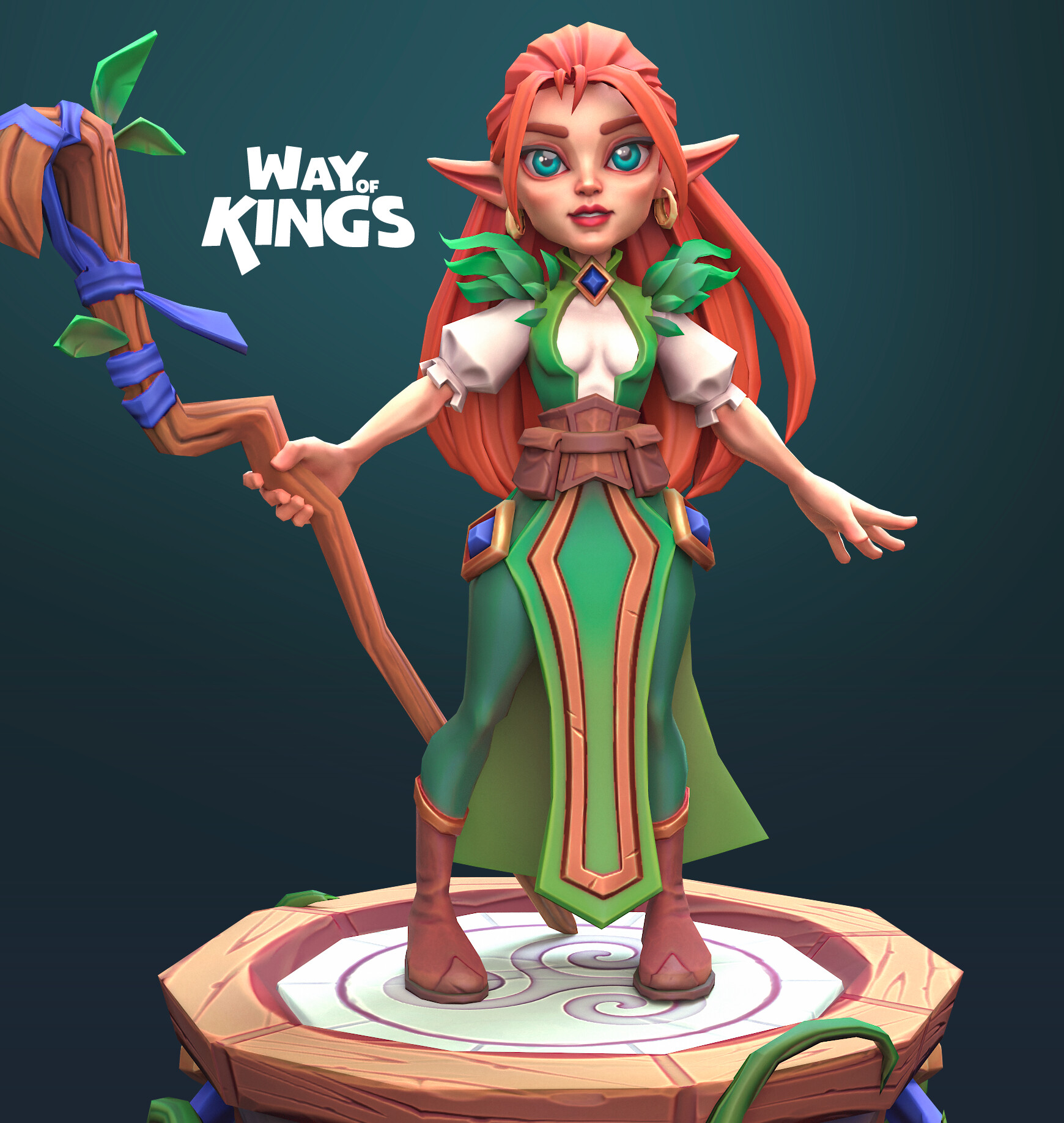 ArtStation - Elf Wizard