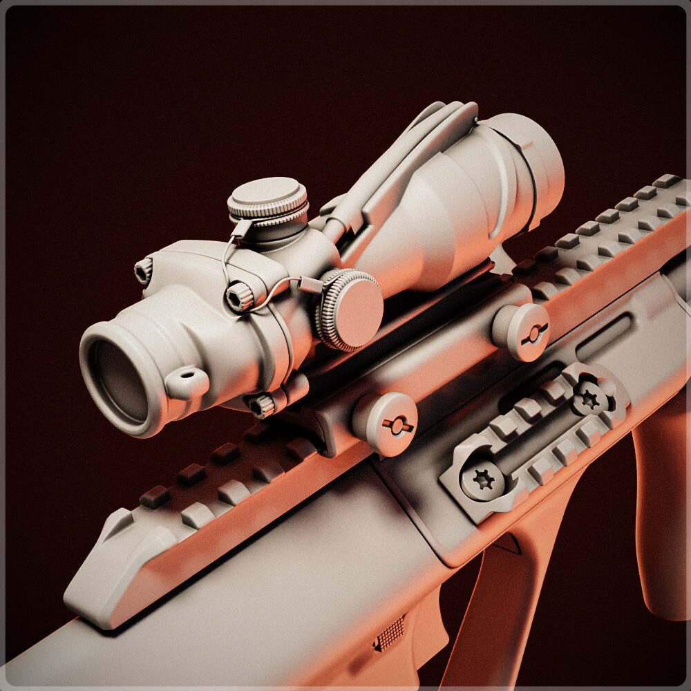 ArtStation - Counter Strike 2 High Poly Rifles