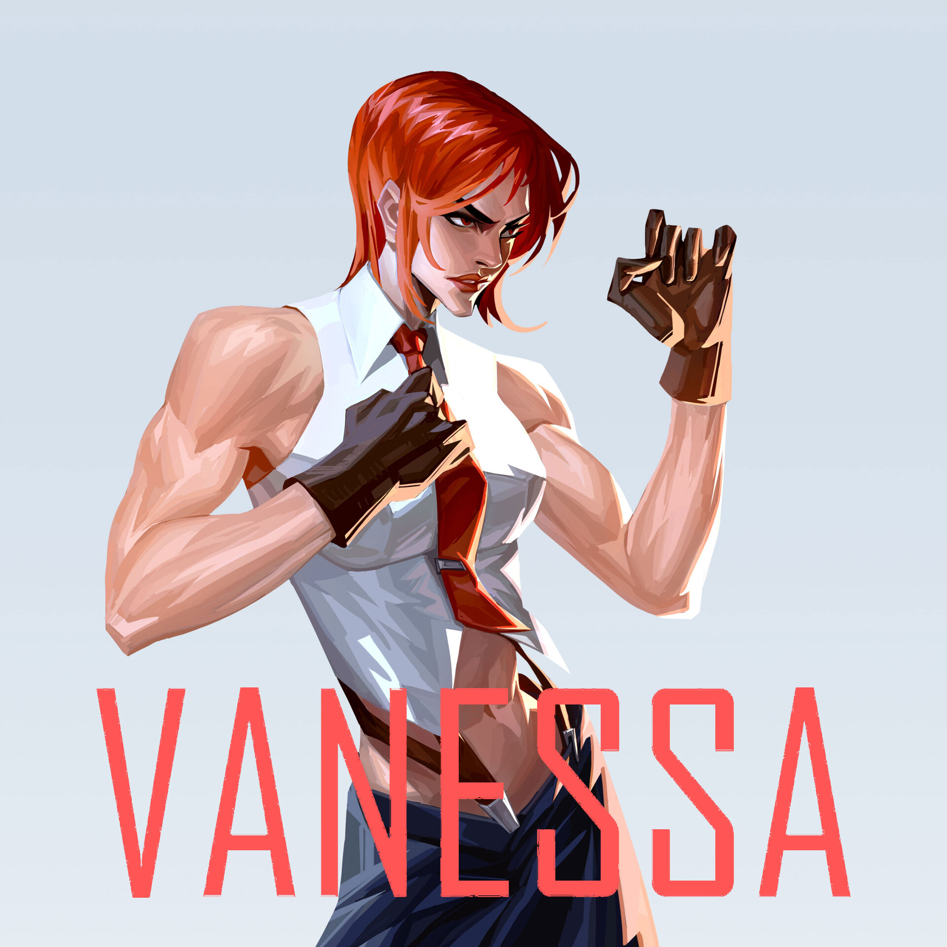 ArtStation - VANESSA Fan art of THEKINGOFFIGHTERS