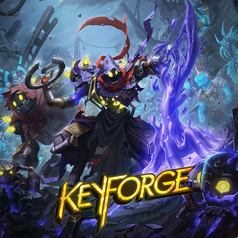 ArtStation - Keyforge - Grim Remainders Box art