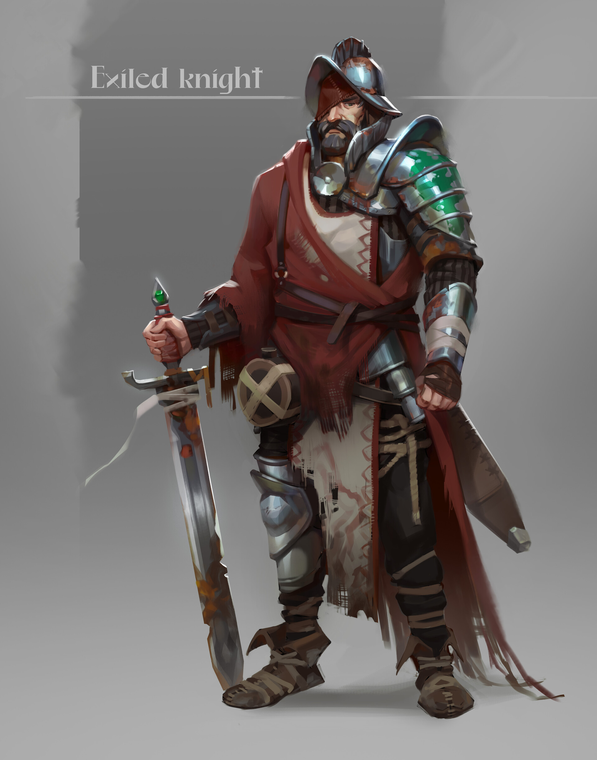 ArtStation - Exiled knight concept
