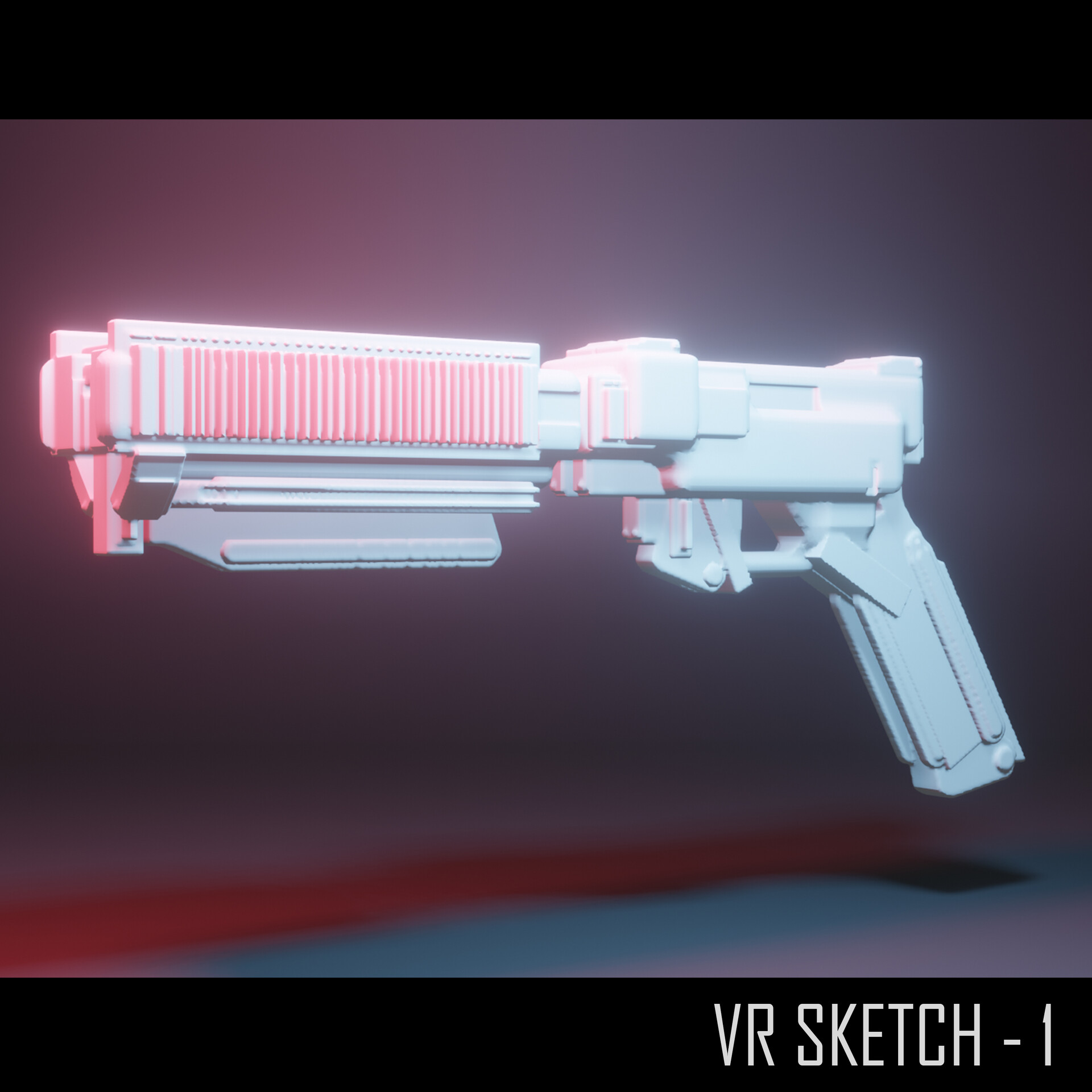 ArtStation - Gun - Adobe Medium VR Sketch