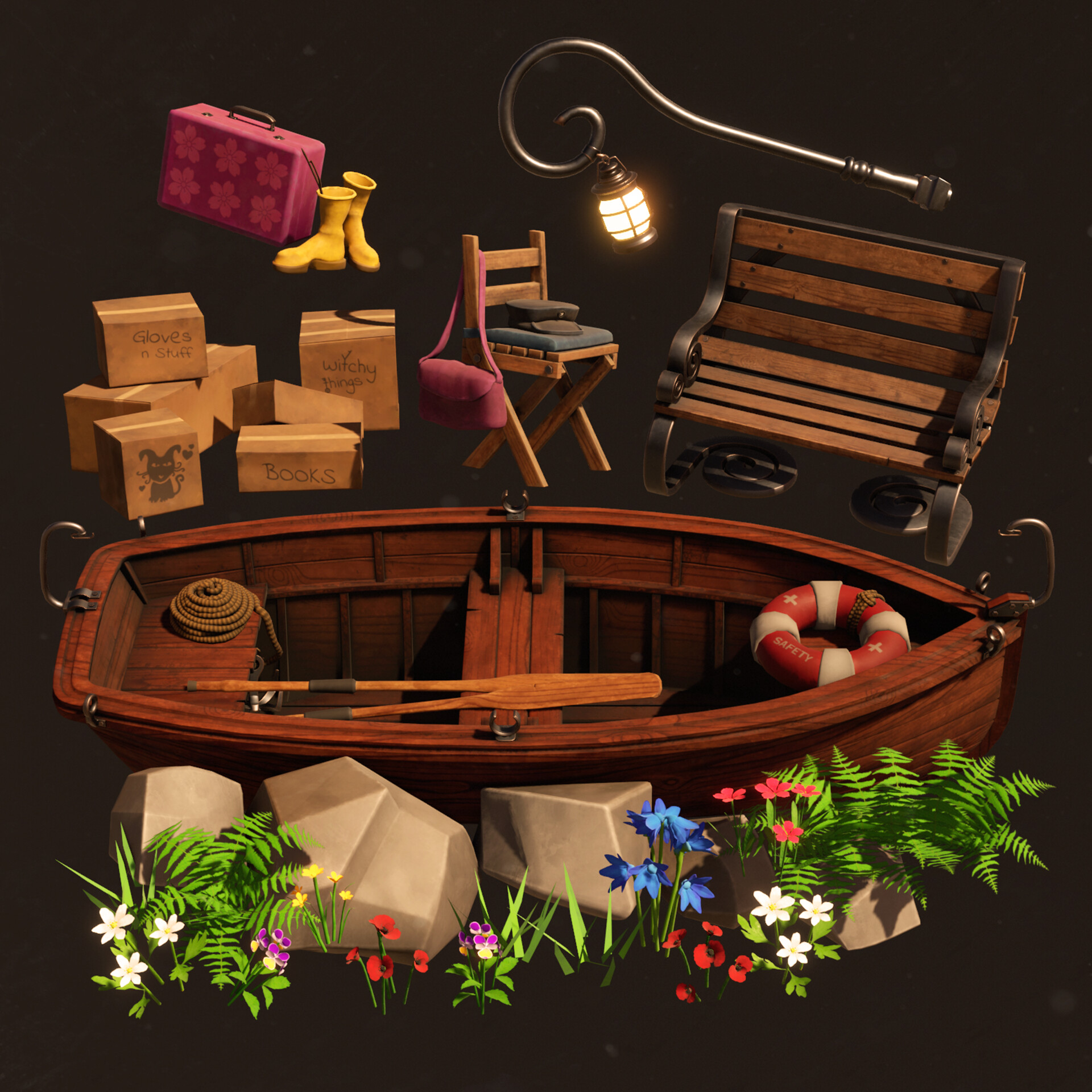 ArtStation - Stylised Realism - RTX Experiment Assets