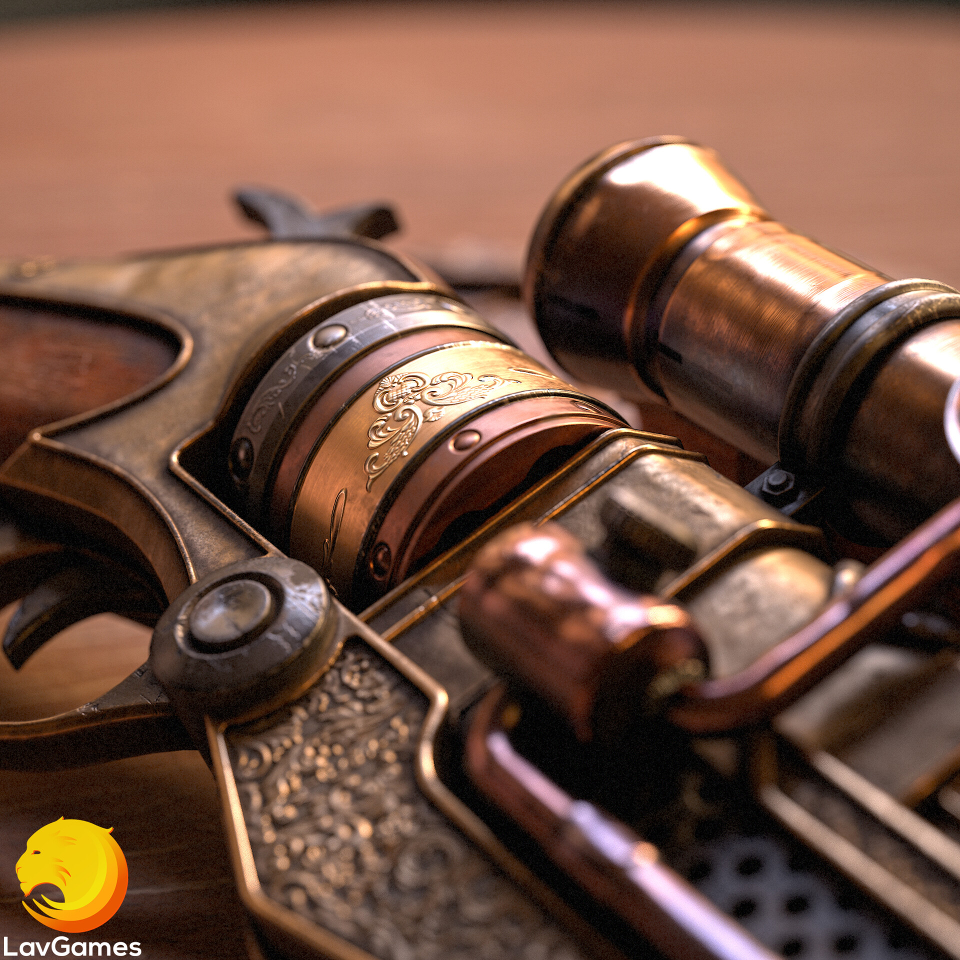 ArtStation - Steampunk Gun